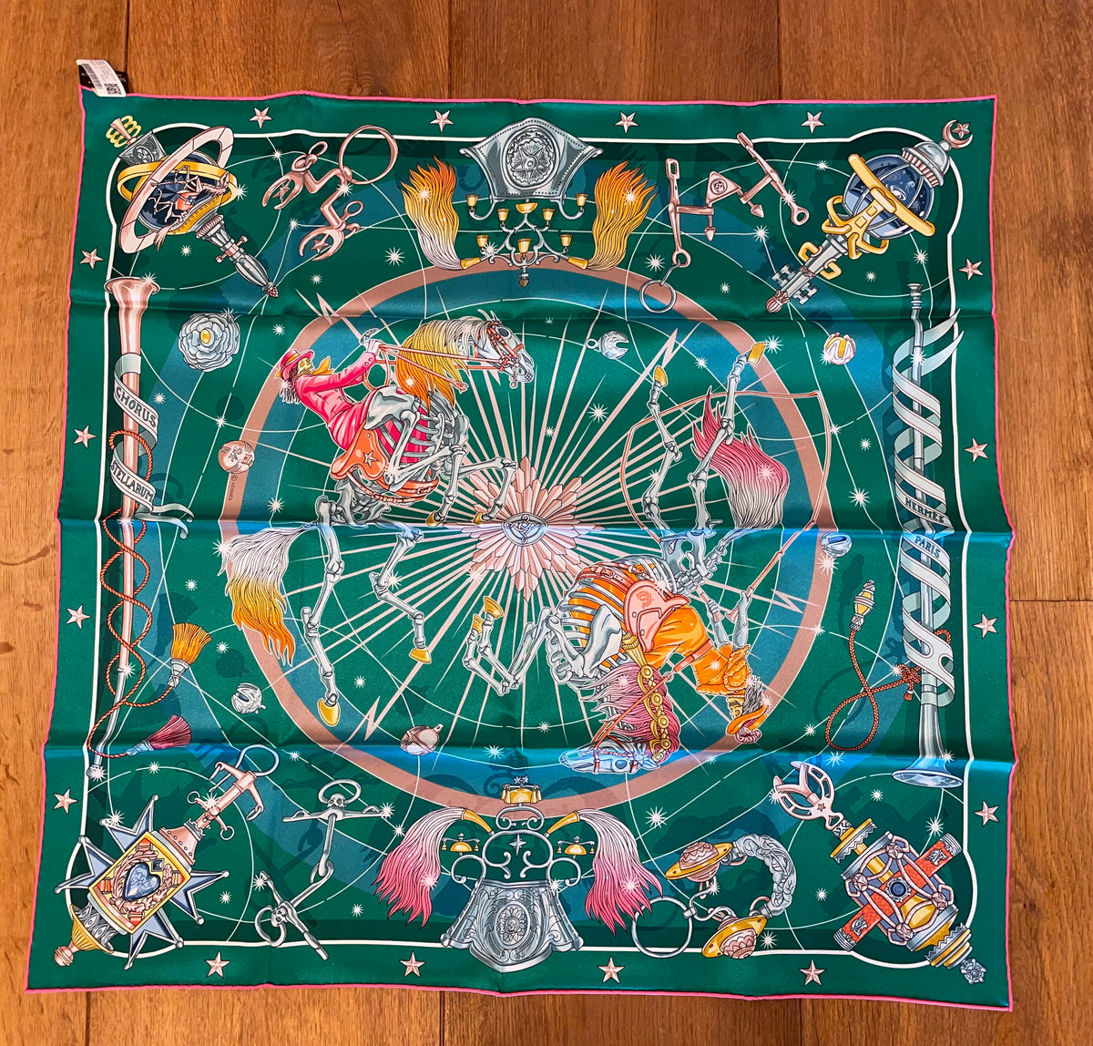 Hermes Vintage Silk Scarf «Chorus Stellarum» by Daiske Nomura. – Hermes ...